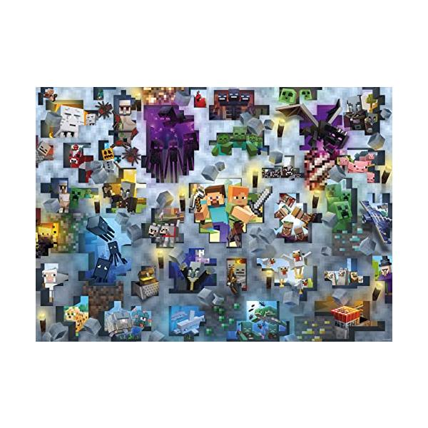 ジグソーパズル 海外製 アメリカ 17188 Ravensburger Minecraft 1000-Piece Jigsaw Puzzle for Adults and Kids | Unique Softclick Technology...
