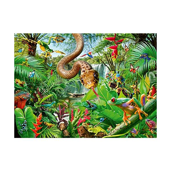 ジグソーパズル 海外製 アメリカ 12978 Ravensburger Reptile Resort Puzzle - 300 XXL Piece Jigsaw for Kids | Unique &amp; Durable Pieces ...