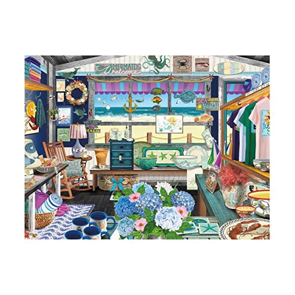 ジグソーパズル 海外製 アメリカ 2258-11 Ceaco - Tracy Flickinger - Sea &amp; Sand Gift Shoppe - 300 Piece Jigsaw Puzzle海外限定品を迅速輸入！5〜15営...