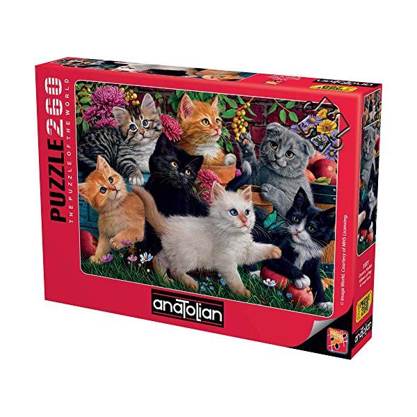 ジグソーパズル 海外製 アメリカ 3327 Anatolian Puzzle -Kittens at Play 260 Piece Jigsaw Puzzle # 3327海外限定品を迅速輸入！5〜15営業日にて発送します。商品名（自動翻訳...