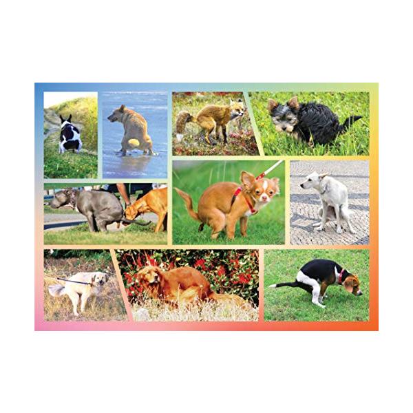 ジグソーパズル 海外製 アメリカ Super Poopinator 3000 Pooping Dogs 100-Piece Puzzle for Kids - Funny Pooping Puppies Jigsaw Puzzle, Gre...