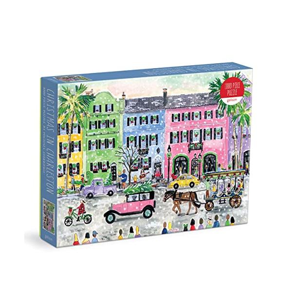 ジグソーパズル 海外製 アメリカ 9780735372030 Michael Storrings Christmas in Charleston 1000 Piece Puzzle from Galison - Perfect Holida...