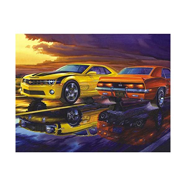 ジグソーパズル 海外製 アメリカ IG-0510 Ingooood-100 Piece Jigsaw Puzzles for Kids - Muscle Car - Game Decompression Leisure Entertainm...