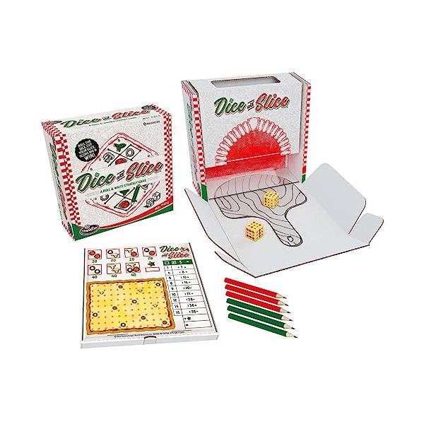 ジグソーパズル 海外製 アメリカ 76526 ThinkFun's Dice and Slice Pizza Party Dice Game - Deliciously Strategic Pizza Slicing Game海外限定品を迅...