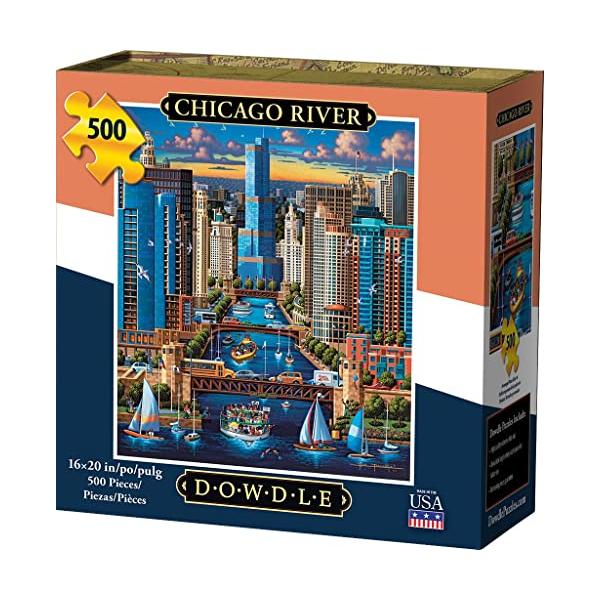 ジグソーパズル 海外製 アメリカ 00257 Dowdle Jigsaw Puzzle - Chicago River - 500 Piece海外限定品を迅速輸入！5〜15営業日にて発送します。商品名（自動翻訳）：ダウドル ジグソーパズル：...