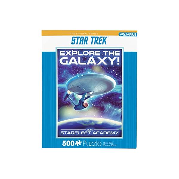 ジグソーパズル 海外製 アメリカ 62293 AQUARIUS Star Trek Travel (500 Piece Jigsaw Puzzle) - Glare Free - Precision Fit - Officially Lic...