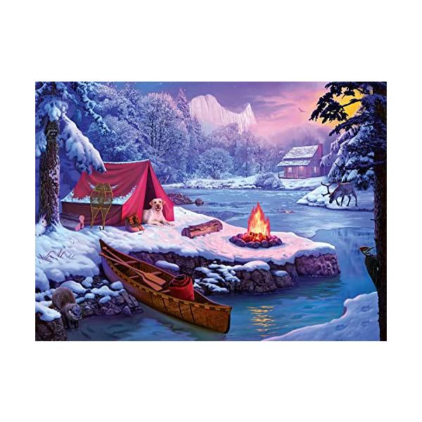 ジグソーパズル 海外製 アメリカ 11961 Buffalo Games ? Snowy Retreat - 1000 Piece Christmas Jigsaw Puzzle - Festive Holiday Puzzles for ...