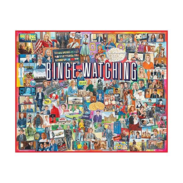 ジグソーパズル 海外製 アメリカ 1761pz White Mountain 1000 Piece Jigsaw Puzzle TV Shows Pop Culture Collage Puzzles with Large Pieces f...
