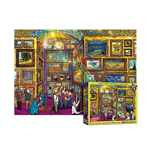 ジグソーパズル 海外製 アメリカ  Antelope - 500 Piece Large Format Jigsaw Puzzle for Adults, Van Gogh Jigsaw Puzzles, Large Pieces, No ...