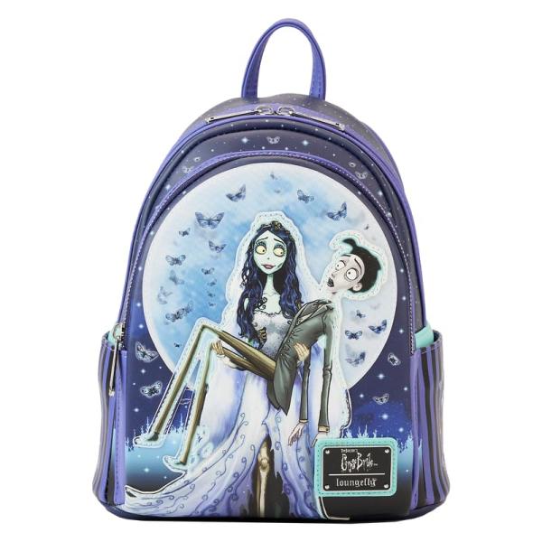 ラウンジフライ アメリカ 日本未発売 バッグ コラボ レディース ウィメンズ LOUWBBK0017 Loungefly Warner Brothers Corpse Bride Moon Mini Backpack Standard海外限...