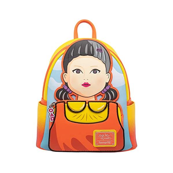 ラウンジフライ アメリカ 日本未発売 バッグ コラボ レディース ウィメンズ SQBK0002 Loungefly Netflix Squid Game Light Up Singing Young Hee Cosplay Mini Bac...