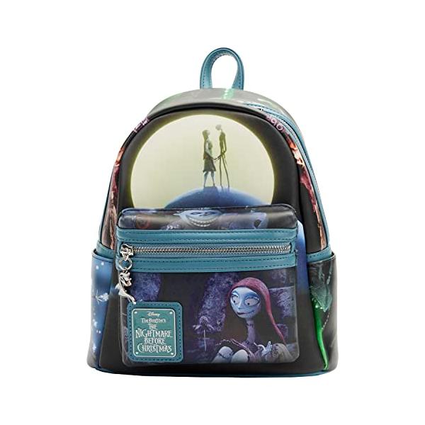 ラウンジフライ アメリカ 日本未発売 バッグ コラボ レディース ウィメンズ WDBK2566 Loungefly Disney Nightmare Before Christmas Final Frame Womens Double St...
