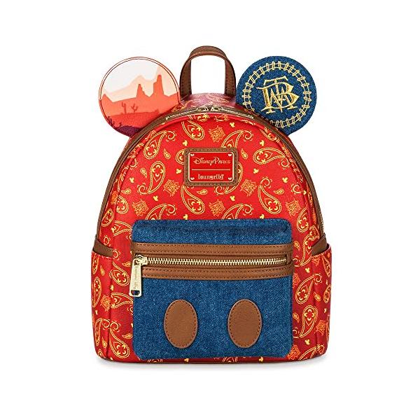 ラウンジフライ アメリカ 日本未発売 バッグ コラボ レディース ウィメンズ LFTHUNDER Loungefly Mickey: The Main Attraction Mini Backpack Big Thunder Mountai...