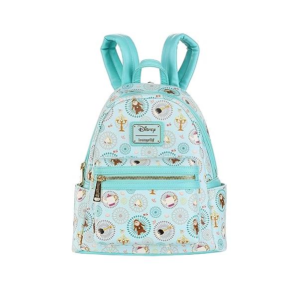 ラウンジフライ アメリカ 日本未発売 バッグ コラボ レディース ウィメンズ 0671803460447 Loungefly Be Our Guest Mini Backpack - Beauty and the Beast Enchant...