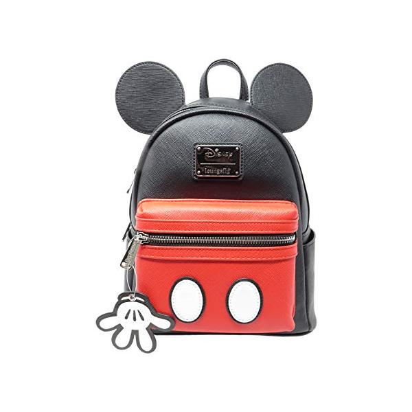 ラウンジフライ アメリカ 日本未発売 バッグ コラボ レディース ウィメンズ 1 Loungefly x Mickey Suit Mini Saffiano Faux Leather Backpack海外限定品を迅速輸入！5〜15営業日にて...