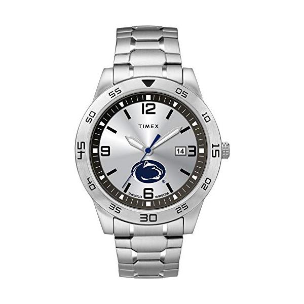 腕時計 タイメックス メンズ TWZUPENML Timex Tribute Men's Collegiate Citation 42mm Watch ? Penn State Nittany Lions with Stainless St...