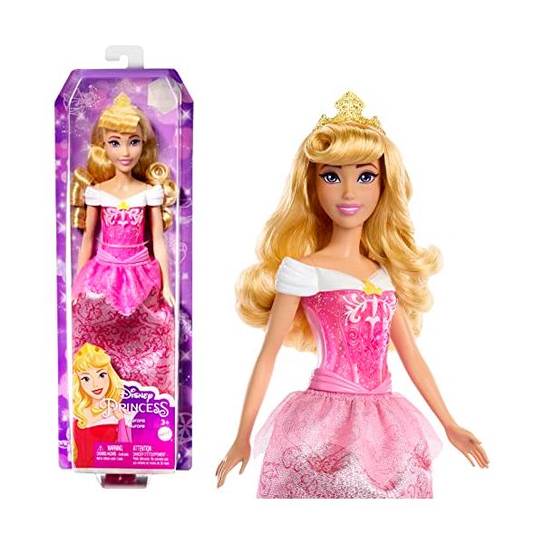 バービー バービー人形 HLW09 Mattel Disney Princess Aurora Doll in Sparkling Fashion with Removable Skirt, Tiara and Shoes, Posable...