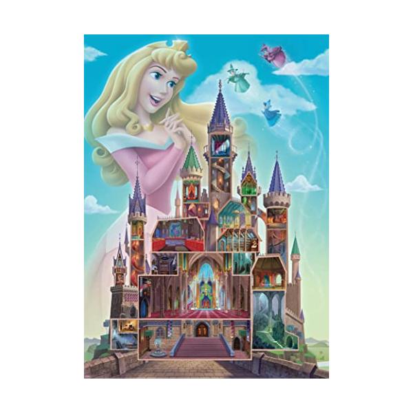 ジグソーパズル 海外製 アメリカ 17338 Ravensburger Disney Castle Collection: Aurora 1000 Piece Jigsaw Puzzle | Unique Softclick Technol...
