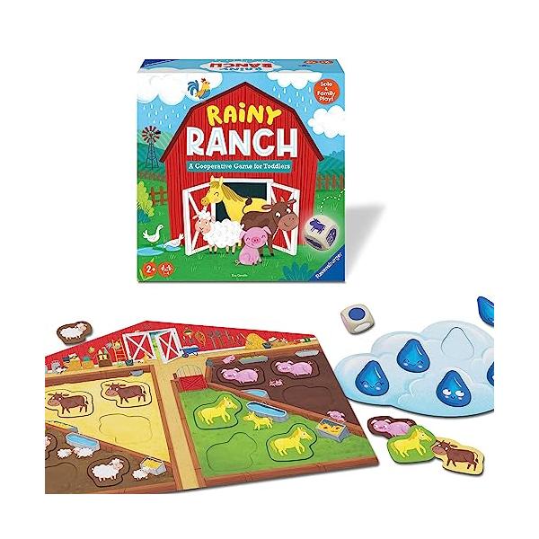 ジグソーパズル 海外製 アメリカ 20939 Ravensburger Rainy Ranch - Engaging Cooperative Game for Toddlers - Skill Development - Flexibili...