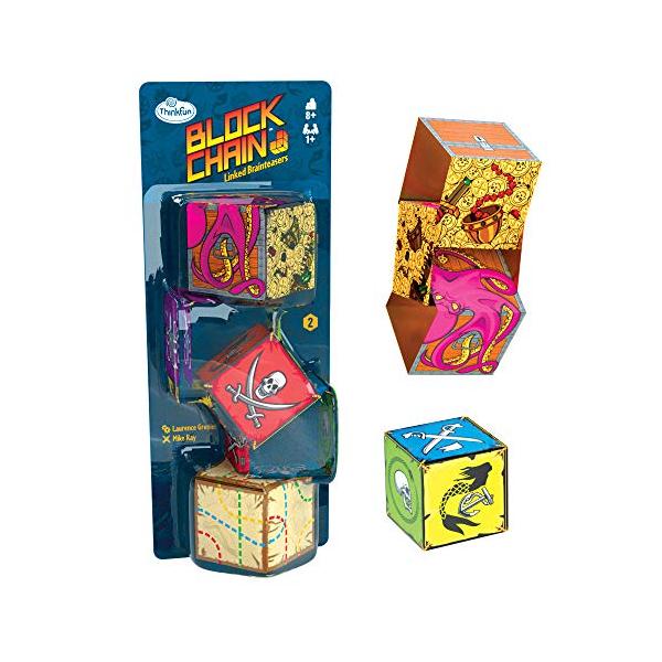 ジグソーパズル 海外製 アメリカ 76424 ThinkFun Blockchain (Pirates) STEM Toy and Logic Game for Boys and Girls Age 8 and Up ? The Addic...