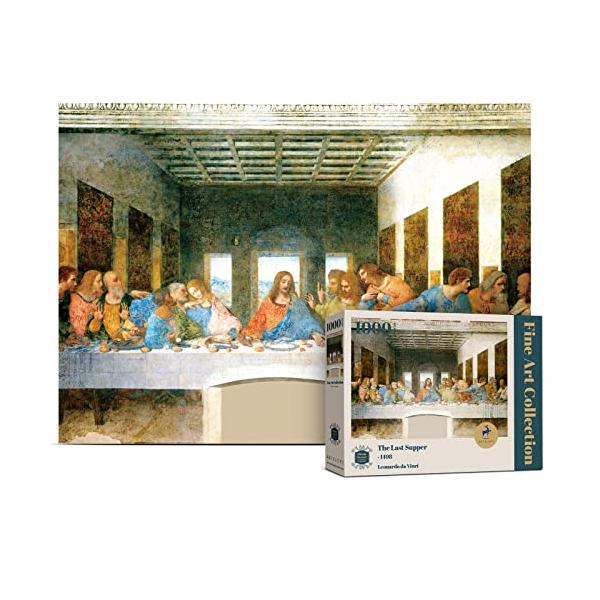 ジグソーパズル 海外製 アメリカ  Antelope - Last Supper Puzzle Mural Leonardo da Vinci Officially Licensed - 1000 Pieces High Resolutio...