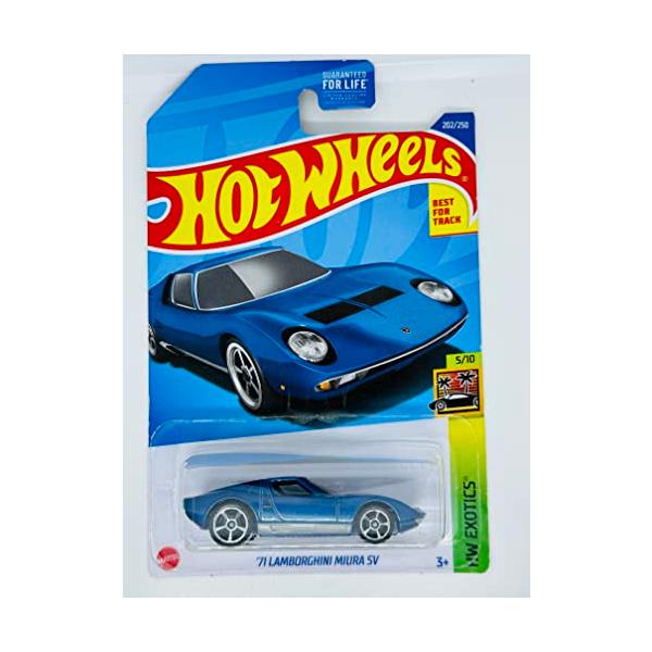 ホットウィール マテル ミニカー ホットウイール HCX02-M9C1Q Hot Wheels - '71 Lamborghini Miura SV - Blue - Exotics 202/250 - Mint/NrMint Ships ...