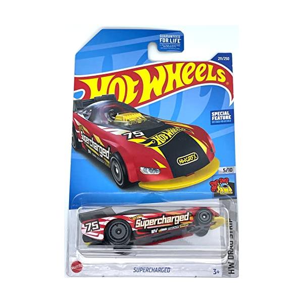 ホットウィール マテル ミニカー ホットウイール 97b3fc39-bd48-4d19-a2d2-bcc47f305db9 Hot Wheels 2022 - Supercharged - HW Drag Strip 5/10 [red] ...