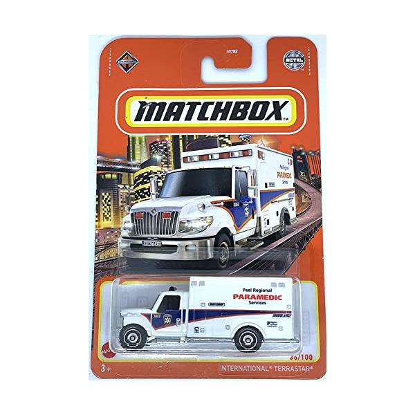 ホットウィール マテル ミニカー ホットウイール HFP55 Matchbox 2022 - International Terrastar - Paramedic - Ambulance 36/100海外限定品を迅速輸入！5〜15営業日に...