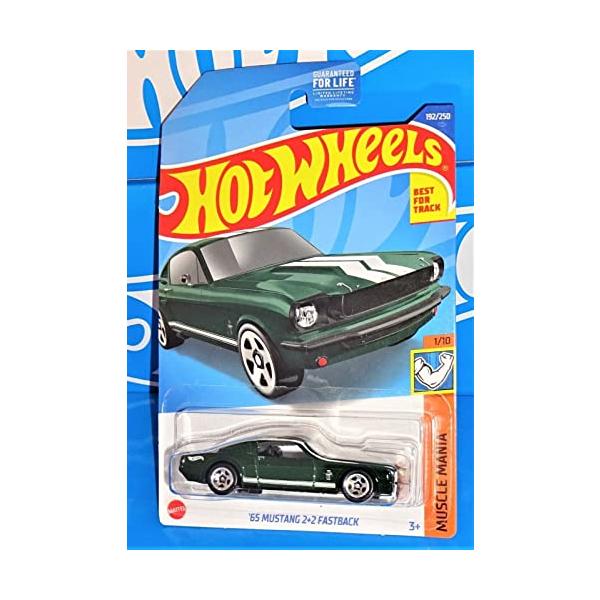 ホットウィール マテル ミニカー ホットウイール HCV37-M9C0L Hot Wheels 2022 - '65 Mustang 2+2 Fastback - Muscle Mania 1/10 [Green] 192/250海外限定品...