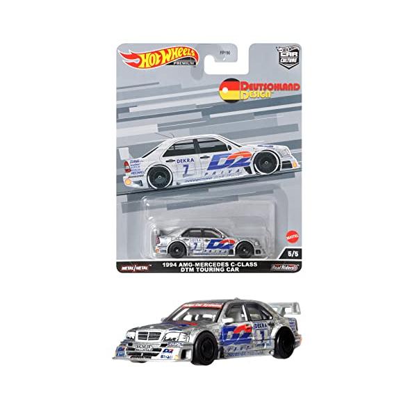 ホットウィール マテル ミニカー ホットウイール HCJ80 Hot Wheels Car Culture Circuit Legend, Premium 1:64 Scale Die-Cast 1994 AMG Mercedes C-Cl...
