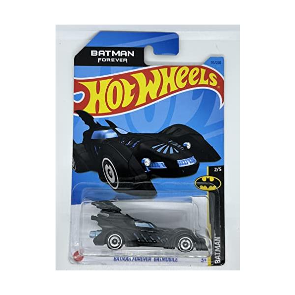 ホットウィール マテル ミニカー ホットウイール 55/250 Hot Wheels - Batman Forever Batmobile - Black w/Blue - Batman 2/5 - 55/250 - Mint/NrMint...