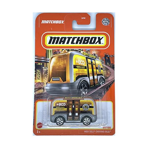 ホットウィール マテル ミニカー ホットウイール  Matchbox 2022 - MBX Self-Driving Bus [ eco/City Center] 37/100海外限定品を迅速輸入！5〜15営業日にて発送します。商品名（自動...