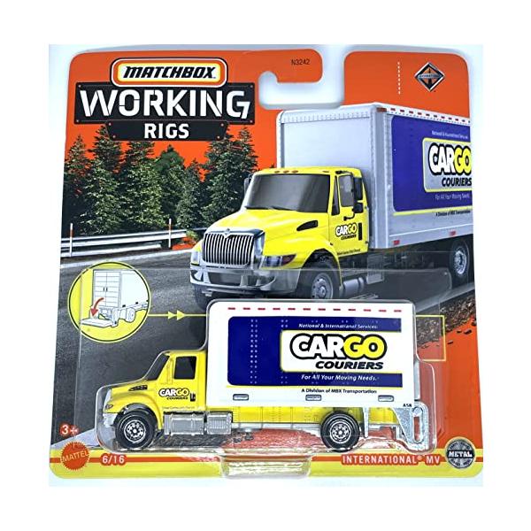 ホットウィール マテル ミニカー ホットウイール  Matchbox 2022 - Working Rigs Wave 2 - International MV #6/16 - Cargo Couriers Movers海外限定品を迅速輸入...