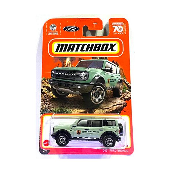 ホットウィール マテル ミニカー ホットウイール  Matchbox - Ford Bronco - 2021 - National Parks - Matchbox 70 Years - 2023 - Mint/NrMint Ships ...