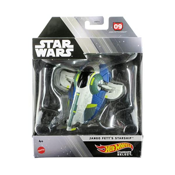 ホットウィール マテル ミニカー ホットウイール HPG65 Hot Wheels Star Wars Starships Select Premium Diecast #09 Jango Fett's Starship海外限定品を迅速輸入...