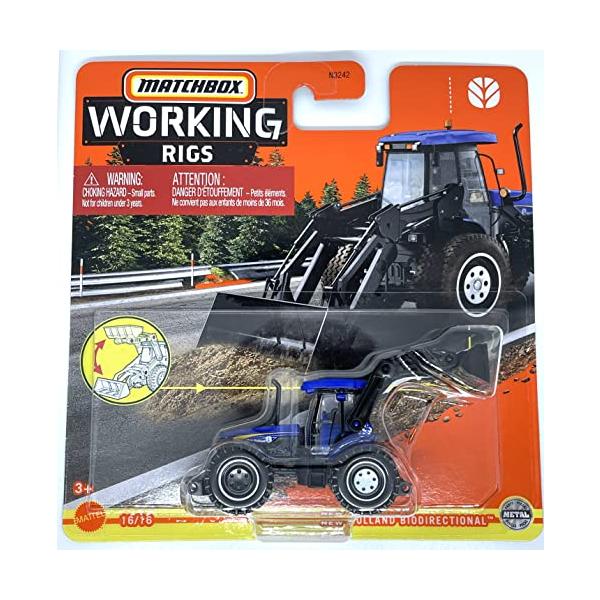 ホットウィール マテル ミニカー ホットウイール 16 Matchbox 2022 - Working Rigs Wave 2 - New Holland Biodirectional - #16/16海外限定品を迅速輸入！5〜15営業日に...