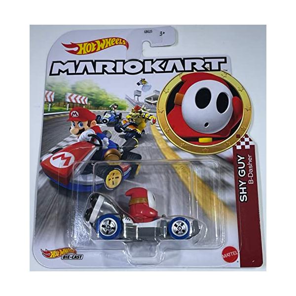 ホットウィール マテル ミニカー ホットウイール  Hot Wheels - Mario Kart - Shy Guy B-Dasher - 2023 - Mint/NrMint Ships Bubble Wrapped in a Box海...