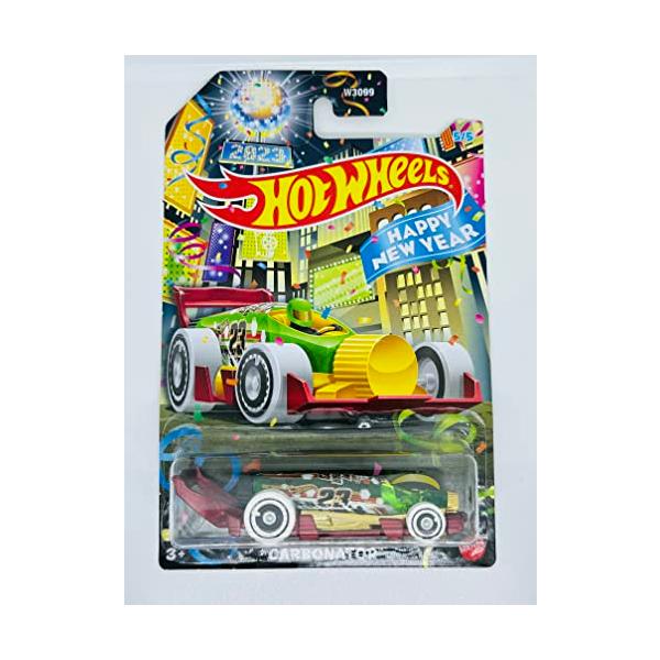 ホットウィール マテル ミニカー ホットウイール  Hot Wheels 2022 - Carbonator - Happy New Year 2023 - Christmas 2022-5/5 -Ships Bubble Wrapped ...