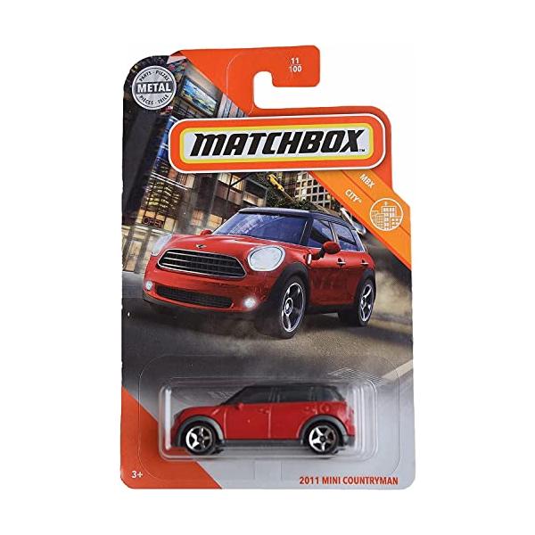 ホットウィール マテル ミニカー ホットウイール GKK97 Matchbox 2020 - 2011 Mini Countryman - RED - MBX City - 11/100海外限定品を迅速輸入！5〜15営業日にて発送します。商...