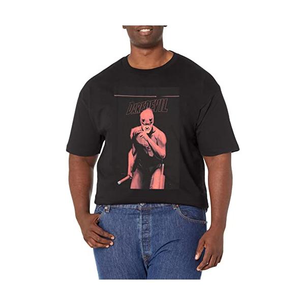 Tシャツ キャラクター ファッション トップス 海外モデル MARV2276-20001007 Marvel Big &amp; Tall Classic Daredevil RED NOV18 Men's Tops Short Sleev...