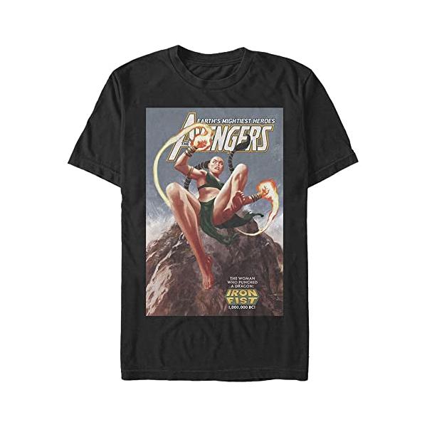 Tシャツ キャラクター ファッション トップス 海外モデル MARV3186-20001007 Marvel Big &amp; Tall Classic Avengers Iron Fist JAN19 Men's Tops Short ...