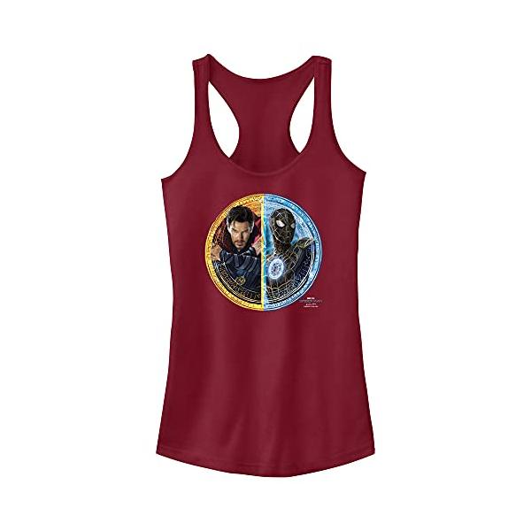 Tシャツ キャラクター ファッション トップス 海外モデル MLNW0002-60077005 Marvel Junior's Spider-Man No Way Home Spidey Strange Circle Slim Fit, S...