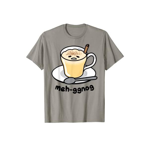 Tシャツ キャラクター ファッション トップス 海外モデル  Gudetama Meh Eggnog Holiday Tee Shirt T-Shirt海外限定品を迅速輸入！5〜15営業日にて発送します。商品名（自動翻訳）：ぐでたまエッグノ...