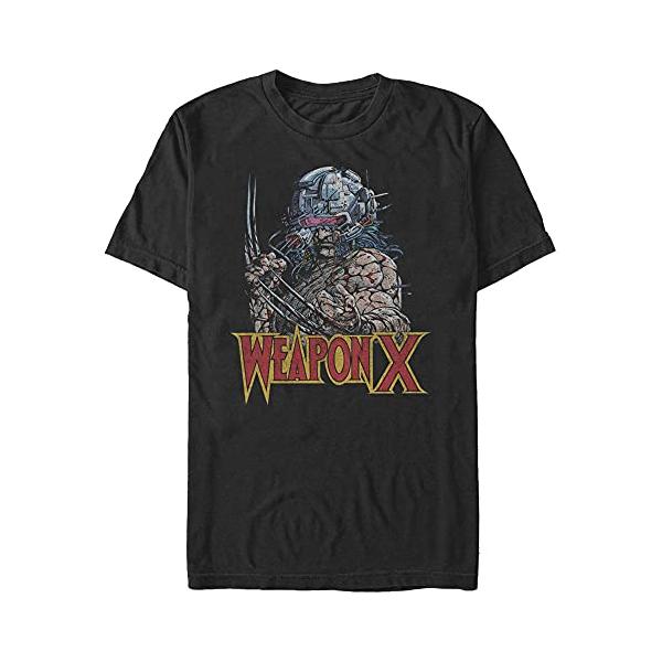 Tシャツ キャラクター ファッション トップス 海外モデル MARV3425-10001001 Marvel Young Men's WEAPON X T-Shirt, Black, Small海外限定品を迅速輸入！5〜15営業日にて発送し...
