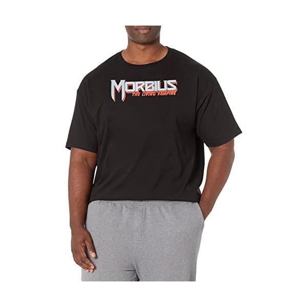 Tシャツ キャラクター ファッション トップス 海外モデル MARV3355-20001007 Marvel Big &amp; Tall Classic Vampire Morbius Men's Tops Short Sleeve Te...