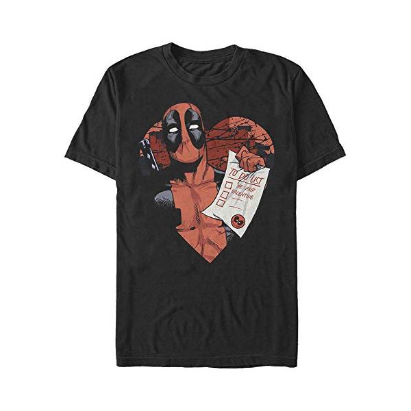 Tシャツ キャラクター ファッション トップス 海外モデル MARV1434-10001001 Marvel Men's Deadpool List, Black, Medium海外限定品を迅速輸入！5〜15営業日にて発送します。商品名（自...
