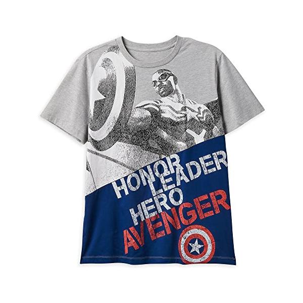Tシャツ キャラクター ファッション トップス 海外モデル 56200577284019000124 Marvel Captain America Sam Wilson Fashion T-Shirt for Adults XL Multi...