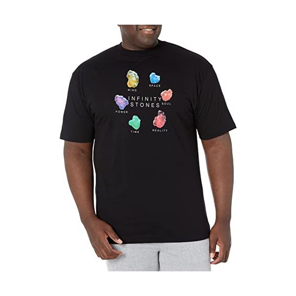 Tシャツ キャラクター ファッション トップス 海外モデル MARF2777-20001007 Marvel Big &amp; Tall Infinity Stone Circled Men's Tops Short Sleeve Tee...