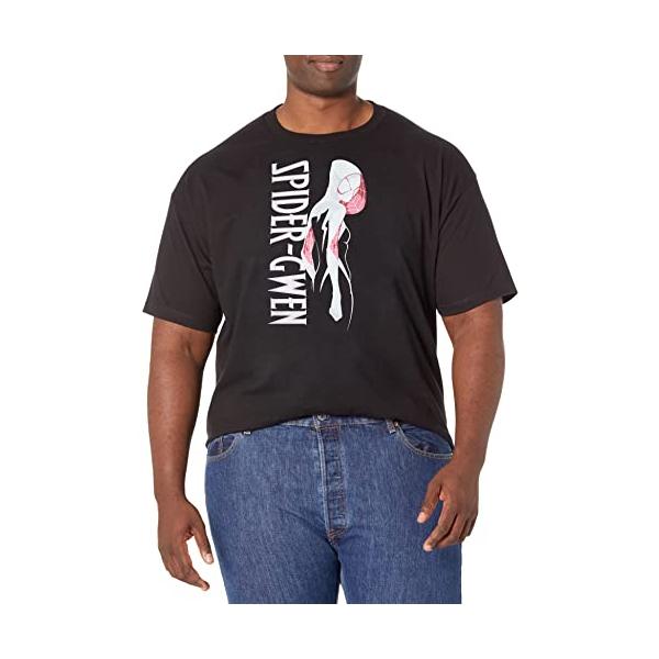 Tシャツ キャラクター ファッション トップス 海外モデル MARV2383-20001007 Marvel Big &amp; Tall Classic Spider Gwen Men's Tops Short Sleeve Tee Sh...