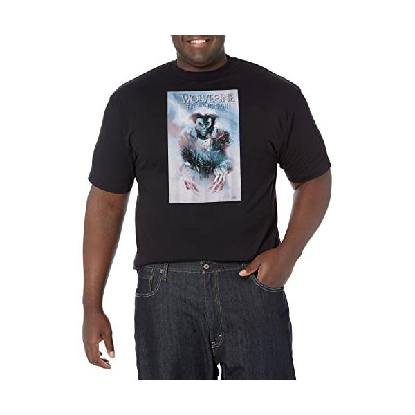 Tシャツ キャラクター ファッション トップス 海外モデル MARV2099-20001007 Marvel Classic Wolverine The Long Night Tall Men's Tops Short Sleeve Tee...